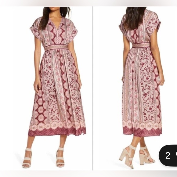 Gal Meets Glam | Dresses | Nwt Gal Meets Glam Liza Charmeuse Midi Dress ...